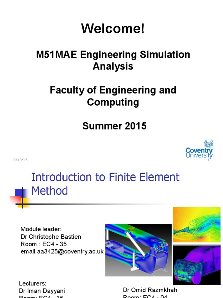 Introduction to FEA | Finite Element Method | Classical Mechanics