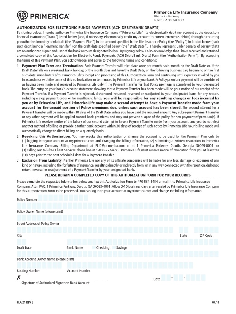 Bank Draft Form | Payments | Debit Card