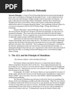7 Hermetic Principles | PDF | Hermes Trismegistus | Hermeticism
