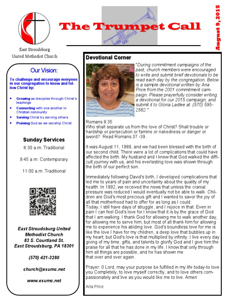 The Trumpet Call: Our Vision | PDF | Prayer | Jesus