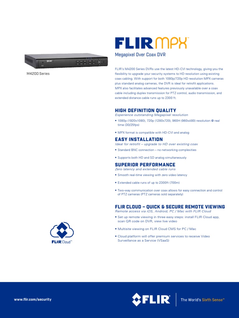 Digimerge M42044 Data Sheet | PDF | Digital Video Recorder | Video
