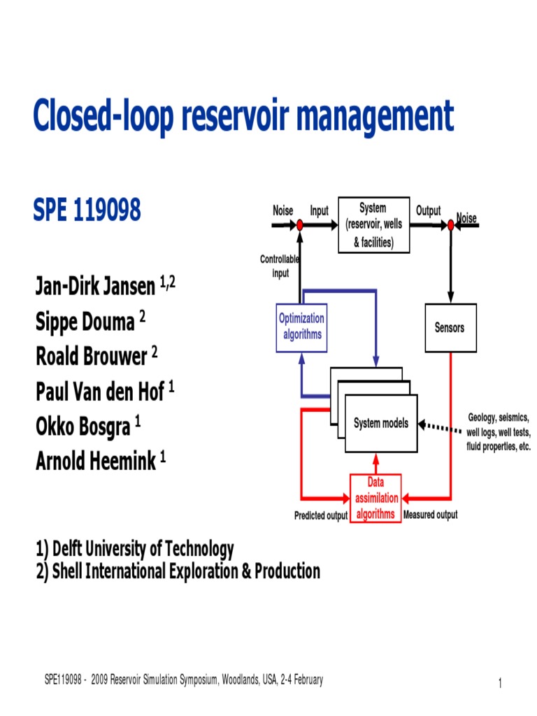 Closed-Loop Reservoir Management Techniques | PDF | Control Theory ...