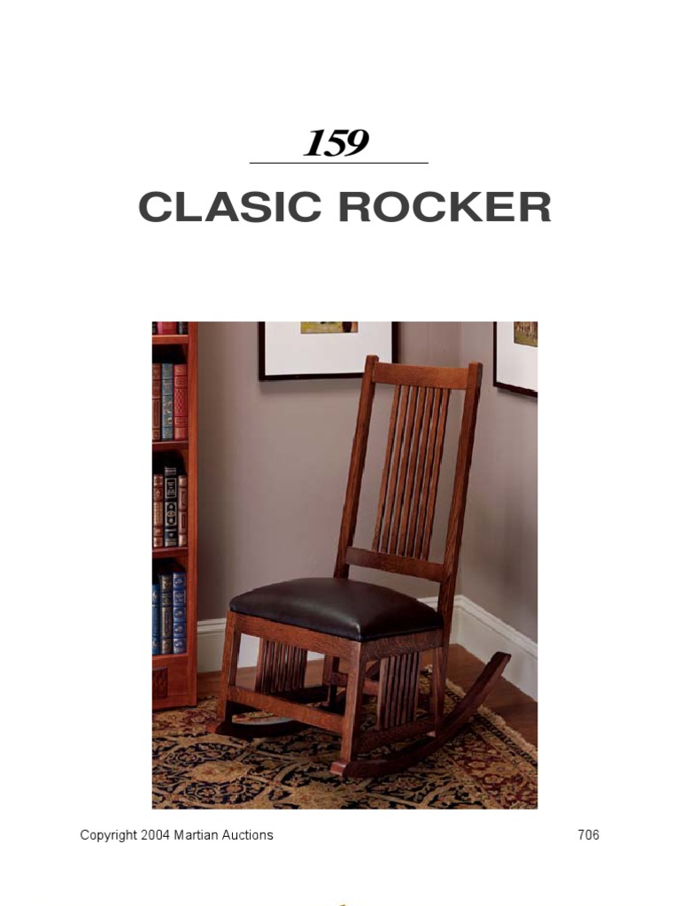 Classic Rocker | PDF | Woodworking | Wood