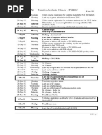 NSU Fall 2025 Academic Calendar | PDF