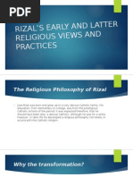 Rizal and Father Sanchez | PDF