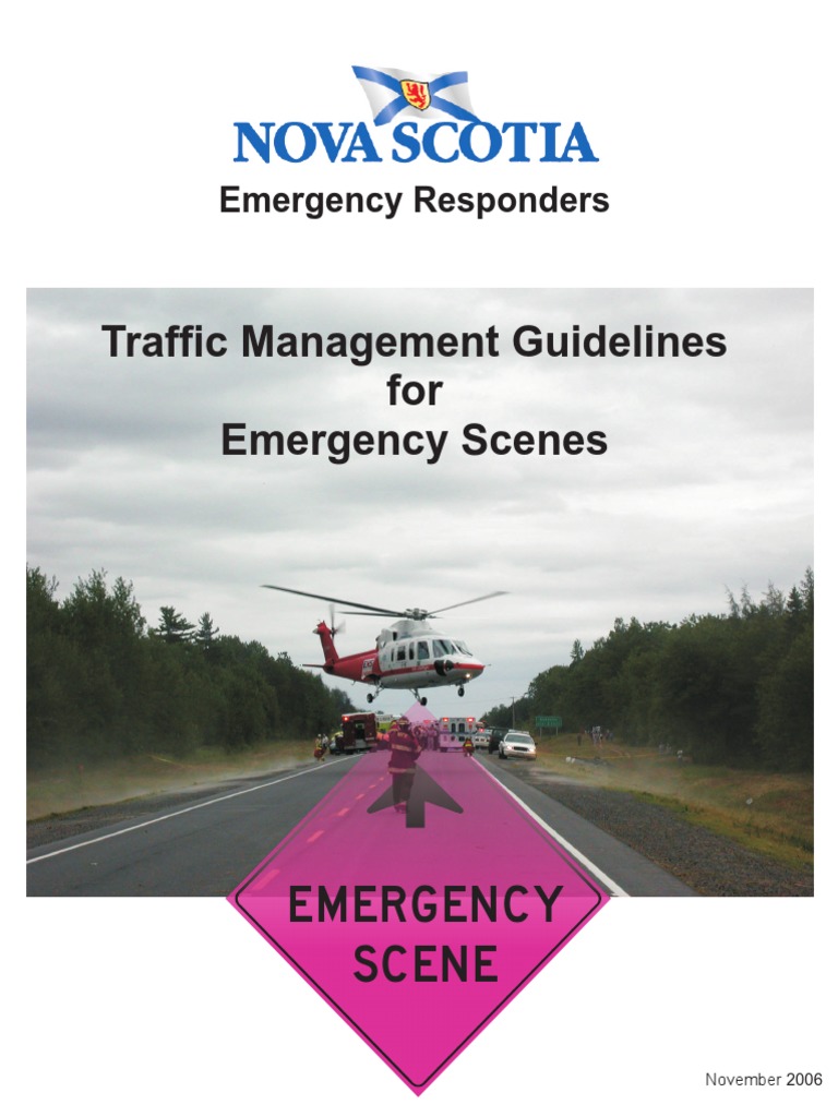 EmergencyRespondersTrafficManagementGuidelines EmergencyScenes | PDF ...