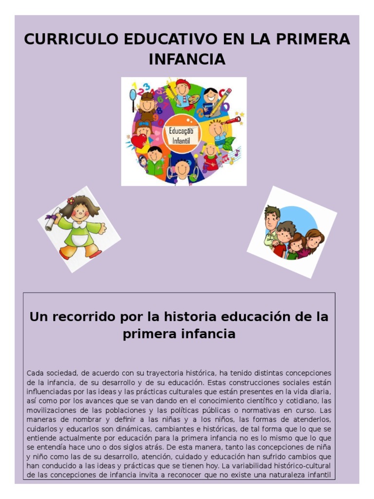 Curriculo Educativo en La Primera Infancia