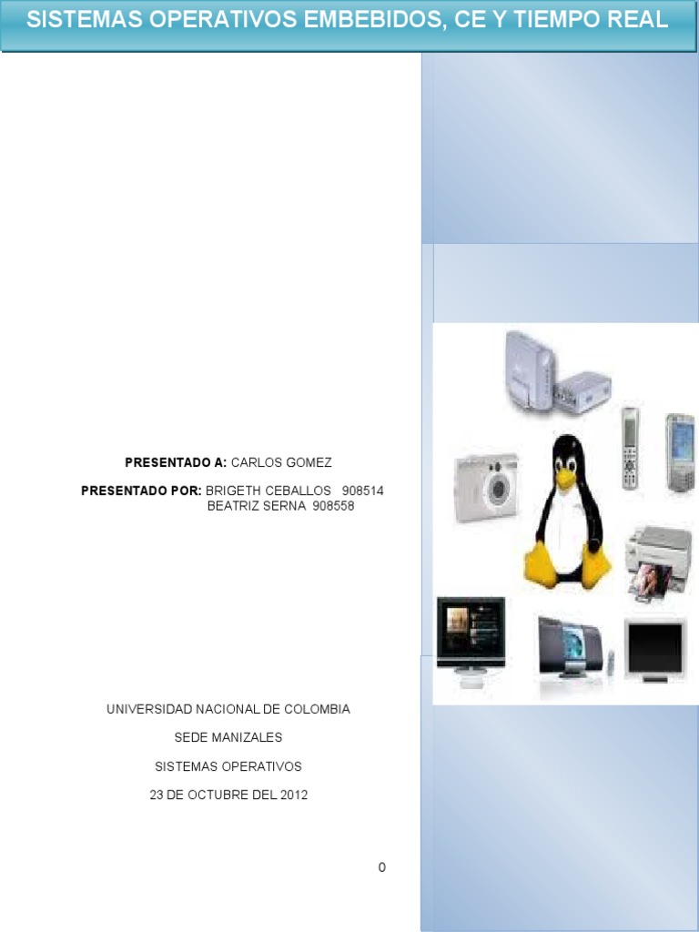 Sistemas Operativos Embebidos | PDF | Sistema Integrado | Java ...