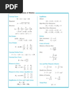Statics ME 3210 Formula Sheet | PDF