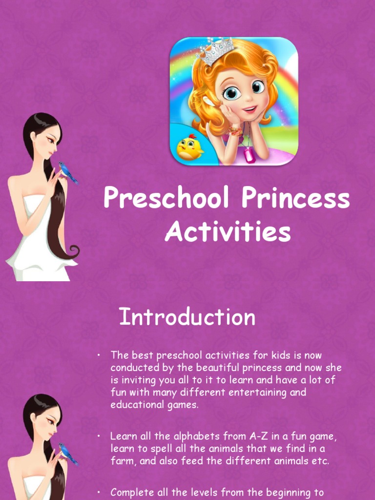 Preschool Princess Activities | PDF