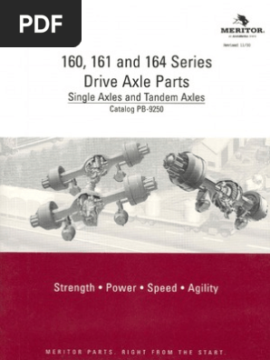 Meritor 23 160 Parts Catalog - Catalog Library
