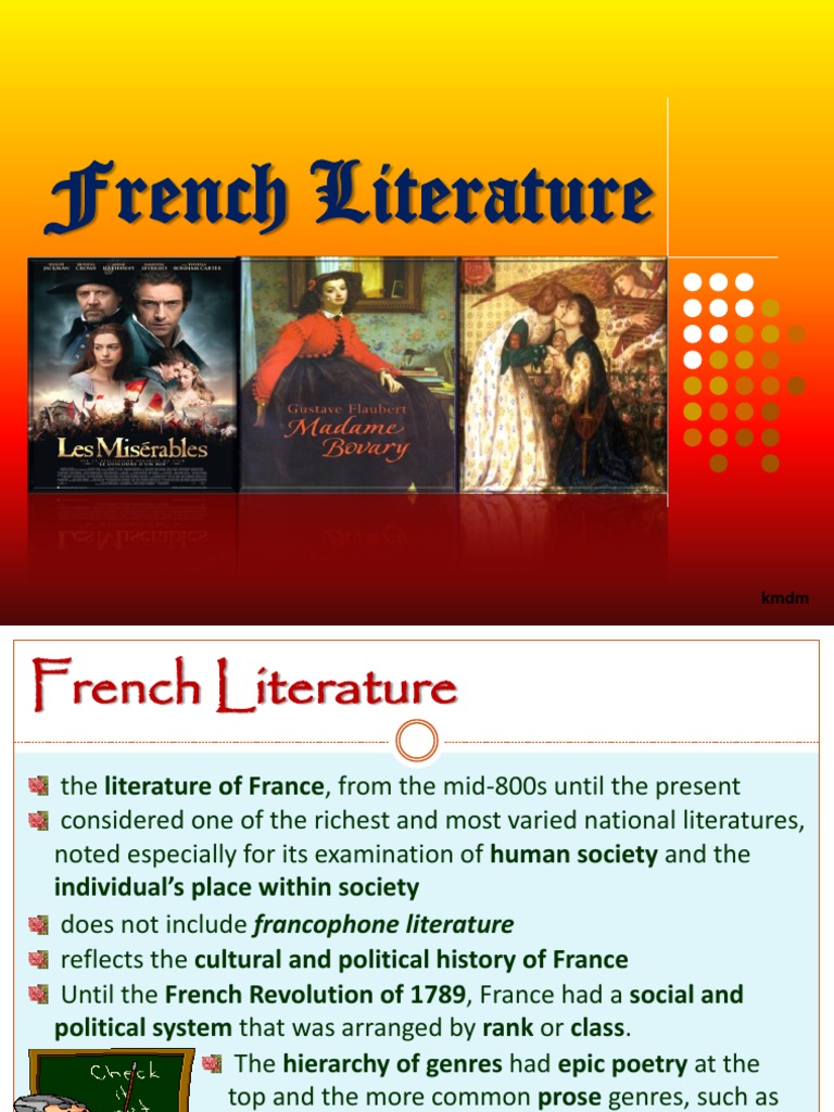 French Literature | PDF | Symbolism (Arts) | French Literature