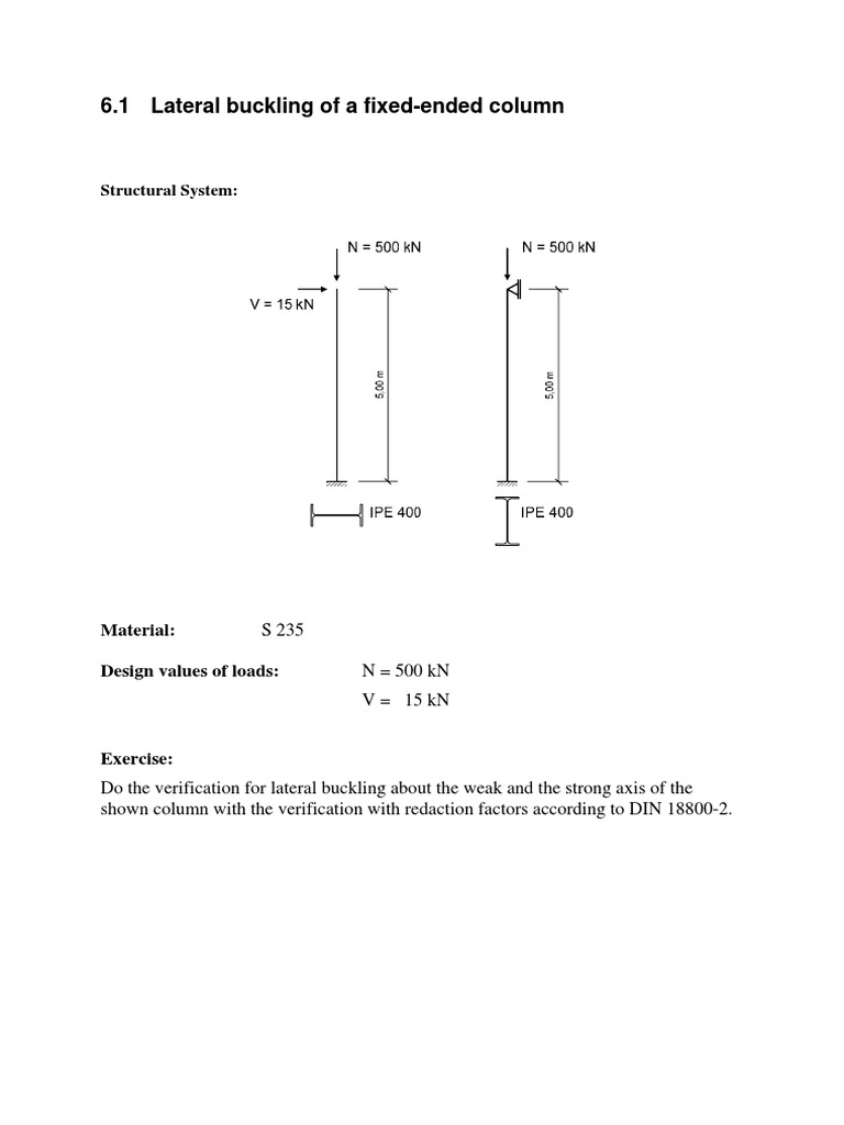 Lateral Torsional Buckling Verification | PDF