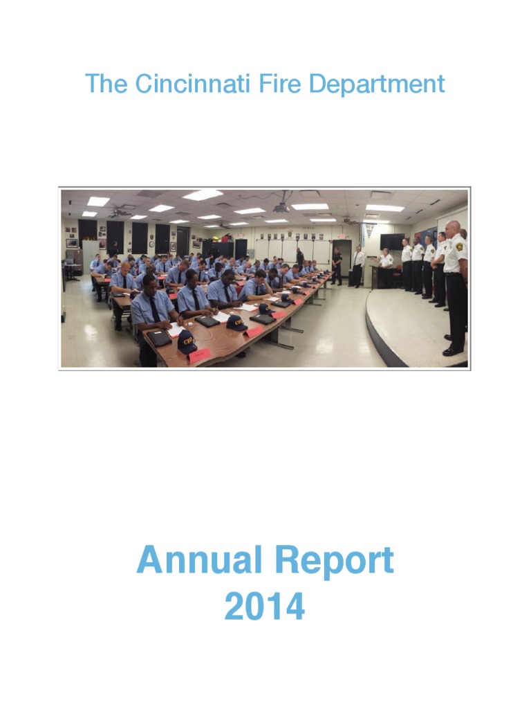 Cincinnati Fire Department Annual Report 2014 | Emergency Medical ...