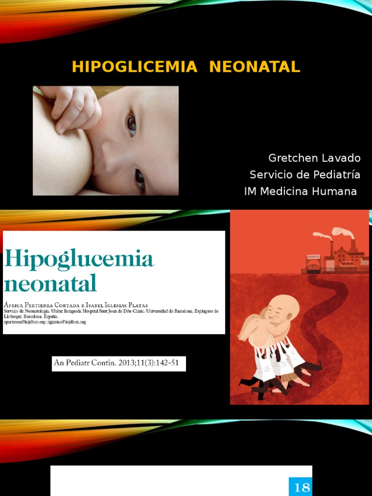 Hipoglicemia Neonatal | PDF | Hipoglucemia | Diabetes mellitus