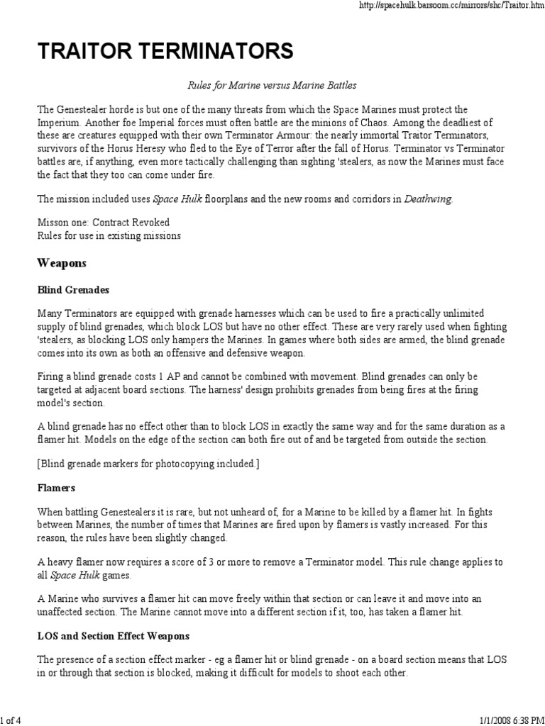 1990 01 - White Dwarf 121 - Traitor Terminators and Contract Revoked ...