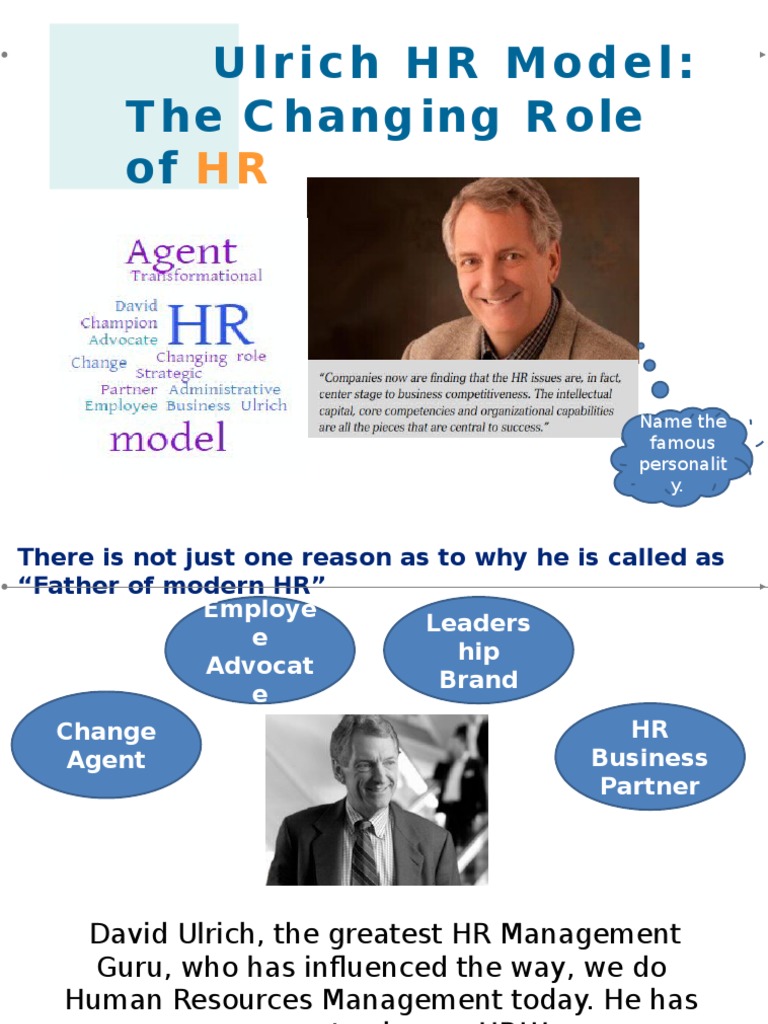 Lec3 Ulrich Model | PDF | Human Resource Management | Strategic Management