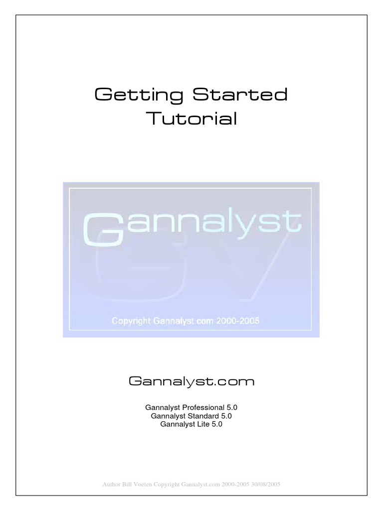 Getting Started Tutorial | PDF | Graphical User Interfaces | System ...