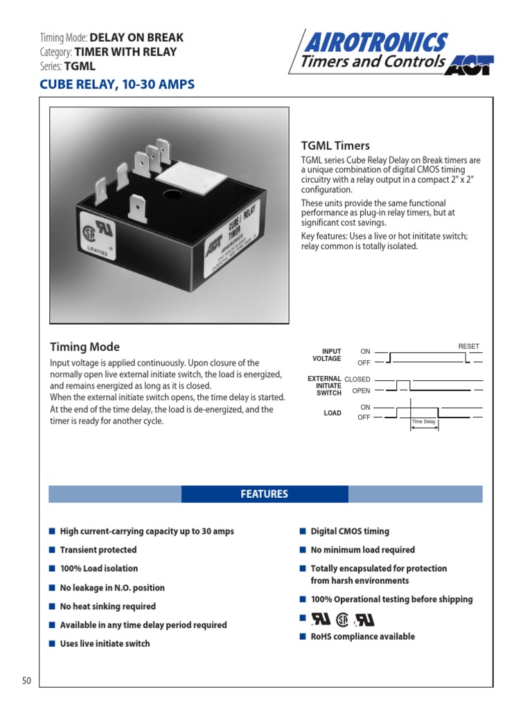 Airotronics-050 TGML | PDF | Relay | Switch
