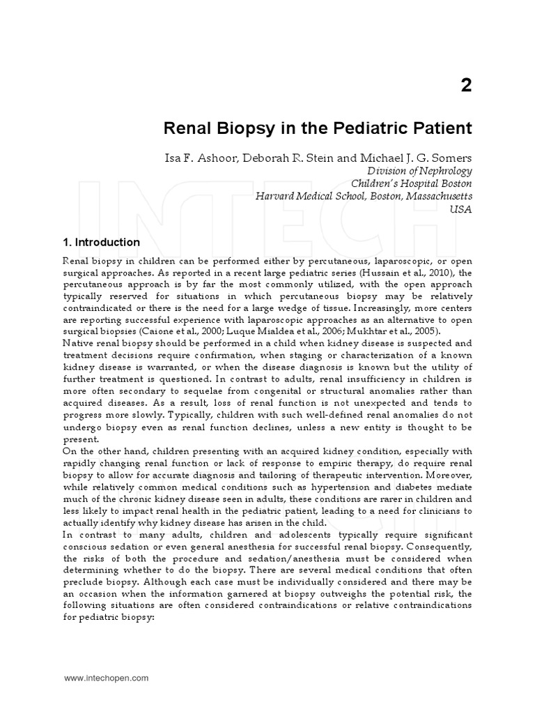 Renal Biopsy | PDF | Medical Specialties | Medicine