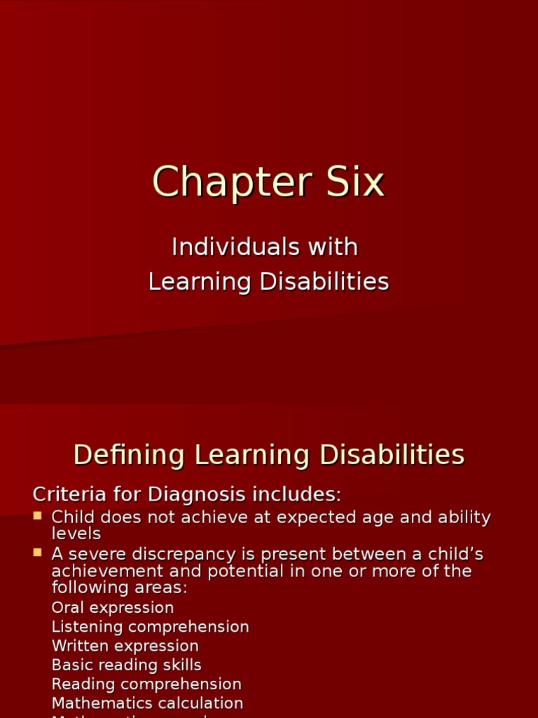 Supporting Students With Learning Disabilities: A Comprehensive Look at ...