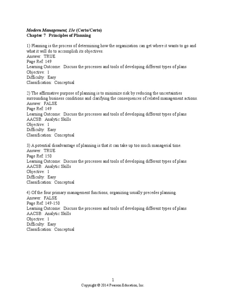 Management | PDF | Business Process | Goal