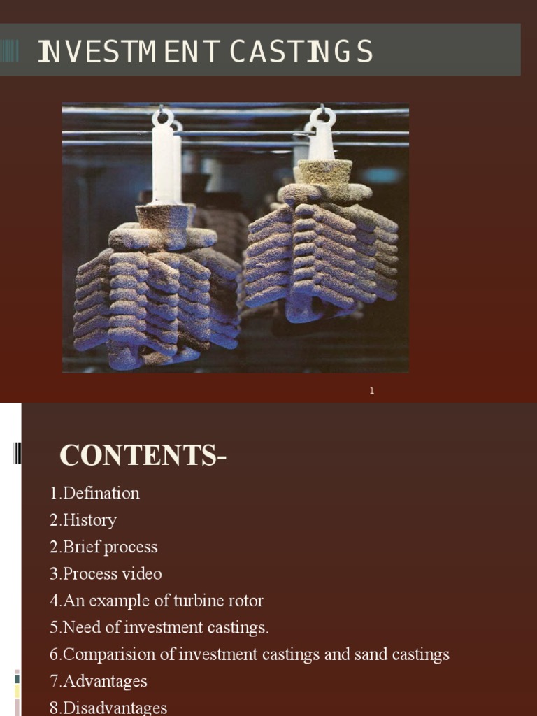 Investment Castings | PDF | Casting (Metalworking) | Manmade Materials