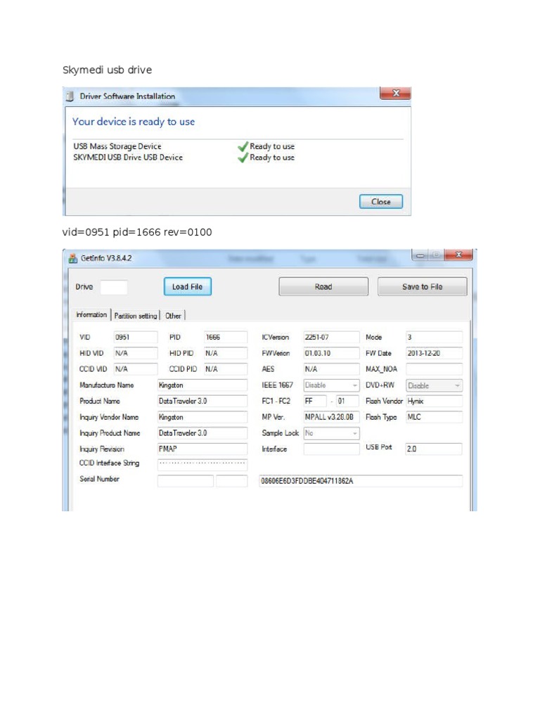 Skymedi Usb Drive | PDF | Computers