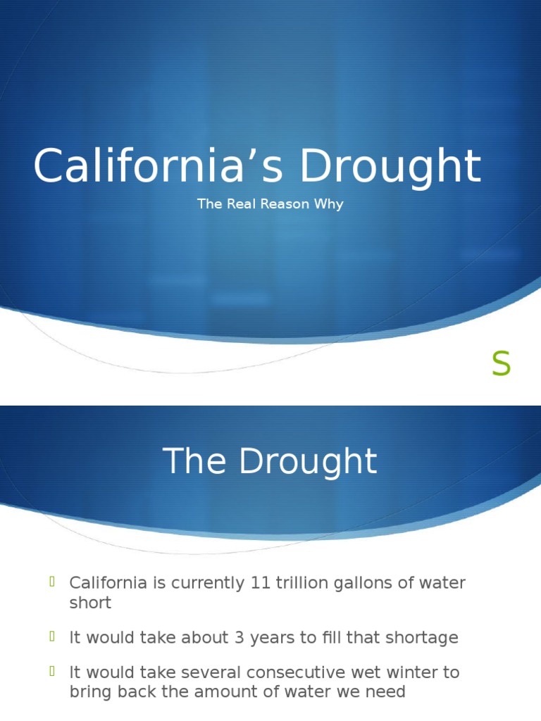 Water Drought Bible Presentation | PDF | Drought | Transparent Materials