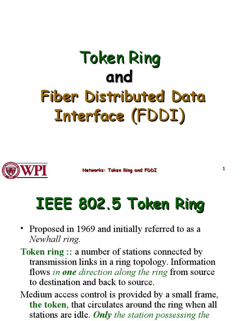 Token Ring | PDF | Communications Protocols | Computer Standards