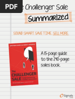 The Challenger Sale | PDF | Sales | Mindset