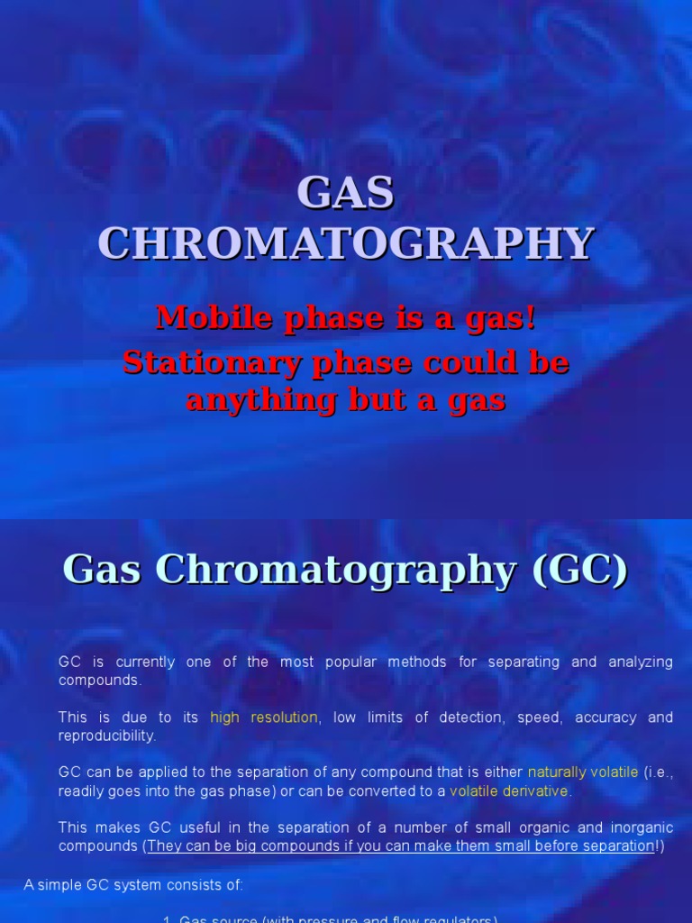 Chapter 27 Gas Chromatography | PDF | Gas Chromatography | Chromatography