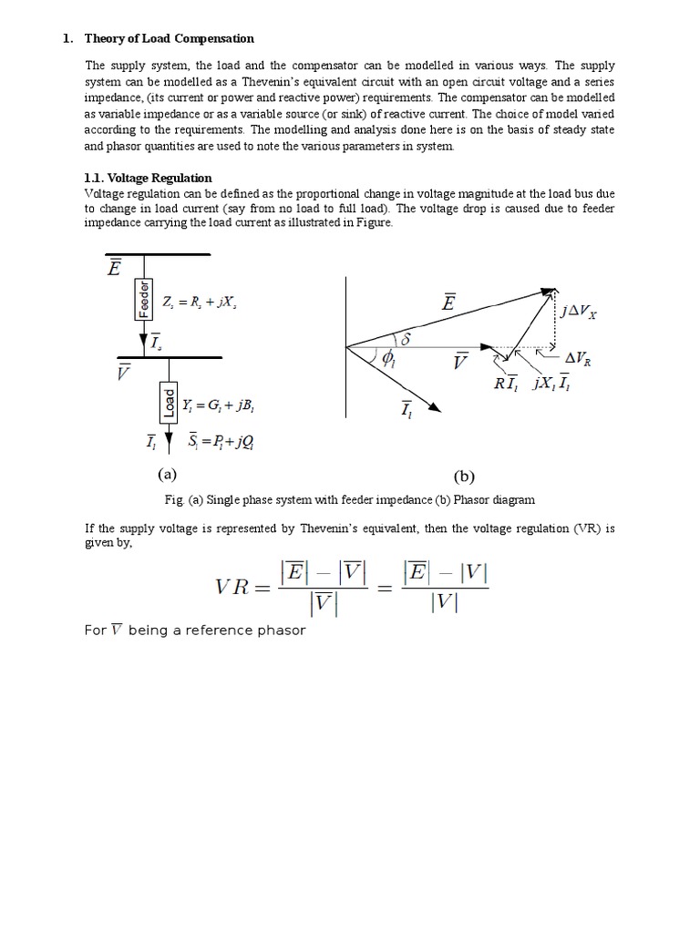 Theory of Load Compensation | Electrical Impedance | Electrical ...