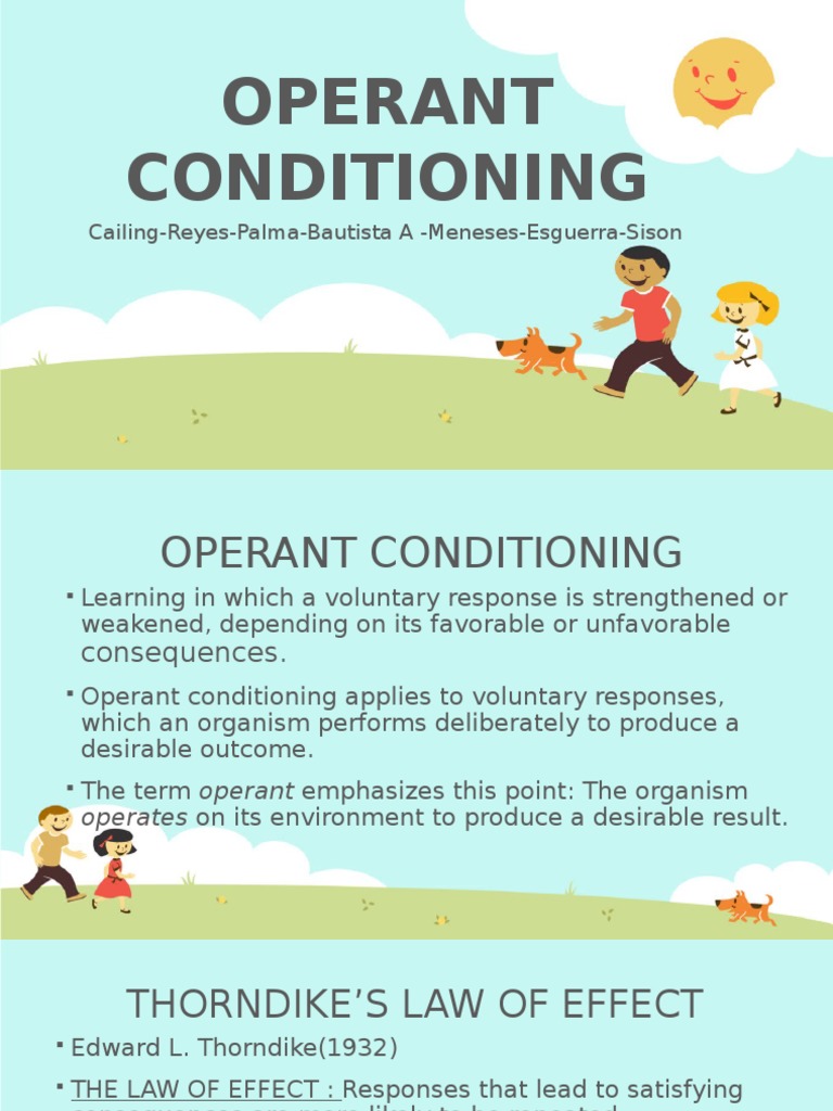 Operant Conditioning | PDF | Reinforcement | Psychological Concepts