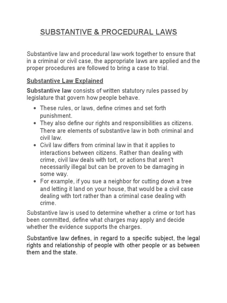 Substantive Law Lecture | PDF | Arrest | Criminal Procedure In South Africa