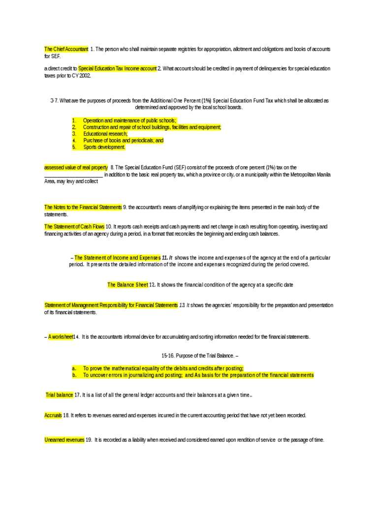 Prelim Exam With Answers | Expense | Accounting