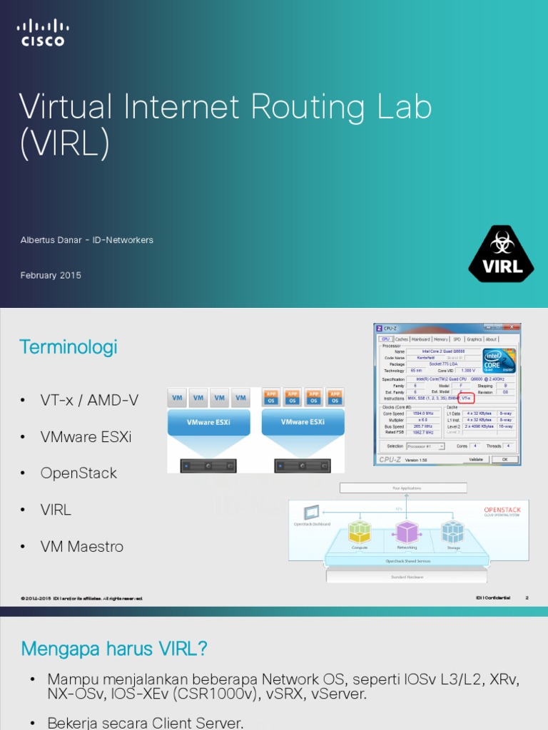 Virtual Internet Routing Lab (VIRL) : Albertus Danar - ID-Networkers ...
