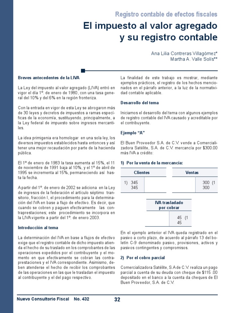 IVA (Contabilidad) | PDF | Contabilidad | Impuesto al valor agregado