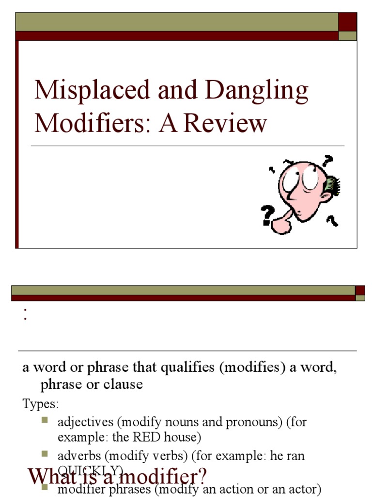 6.2 Modifier | PDF | Adverb | Syntactic Relationships