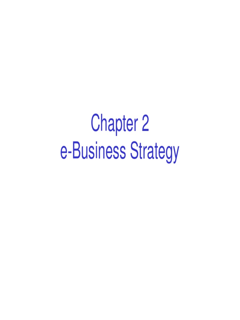 E-Business Strategy, Models and Processes - Ch02 Ch03 Ch04 | Download ...