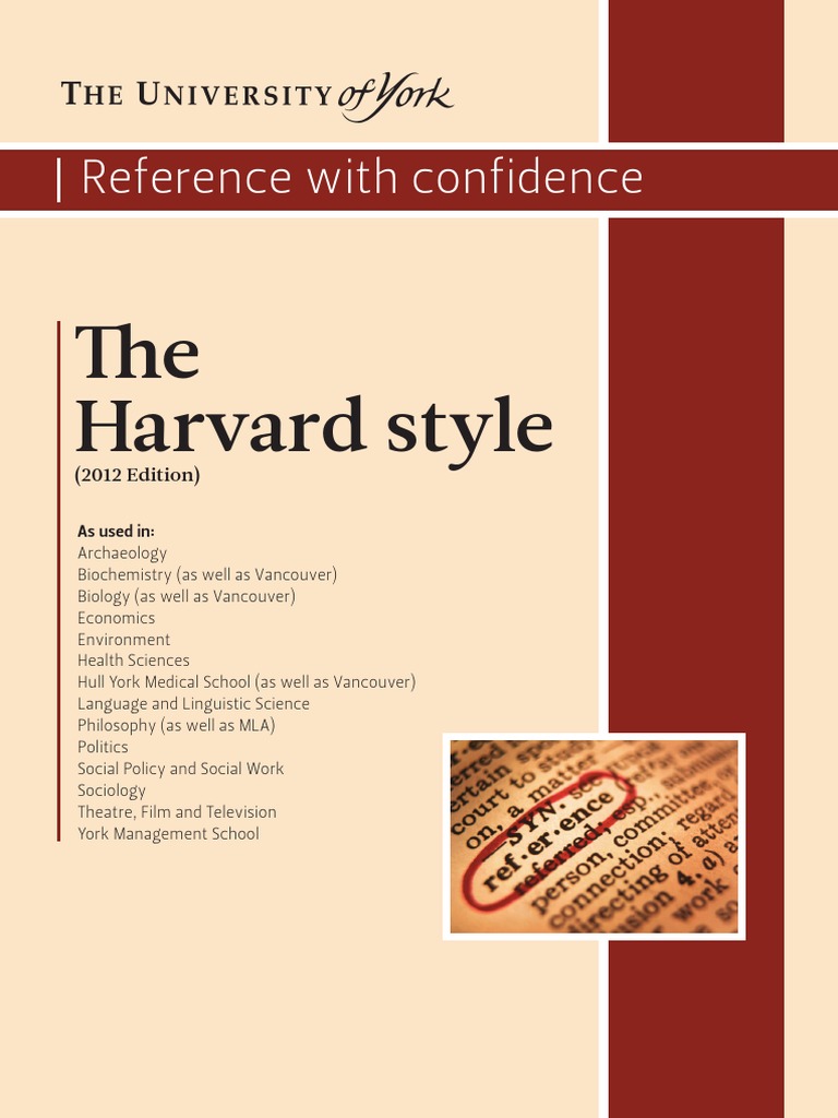 Harvard Style-webFINAL | PDF | Citation | Plagiarism