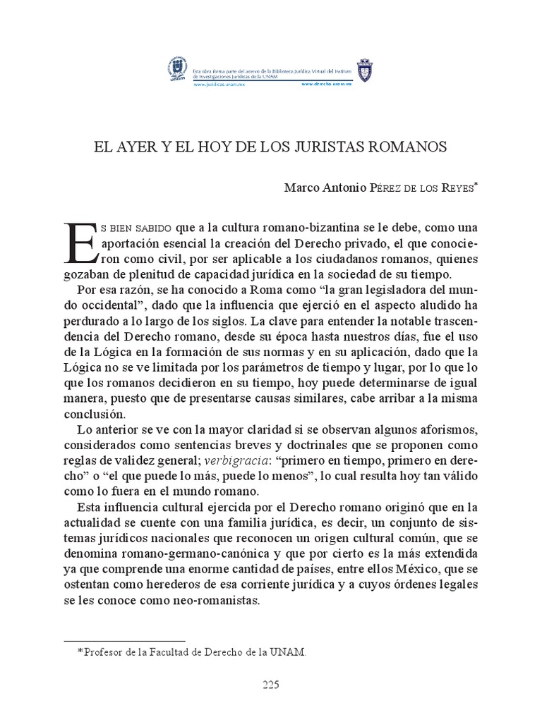 Derecho Romano Ulpiano | Descargar gratis PDF | Roma antigua | Ley romana