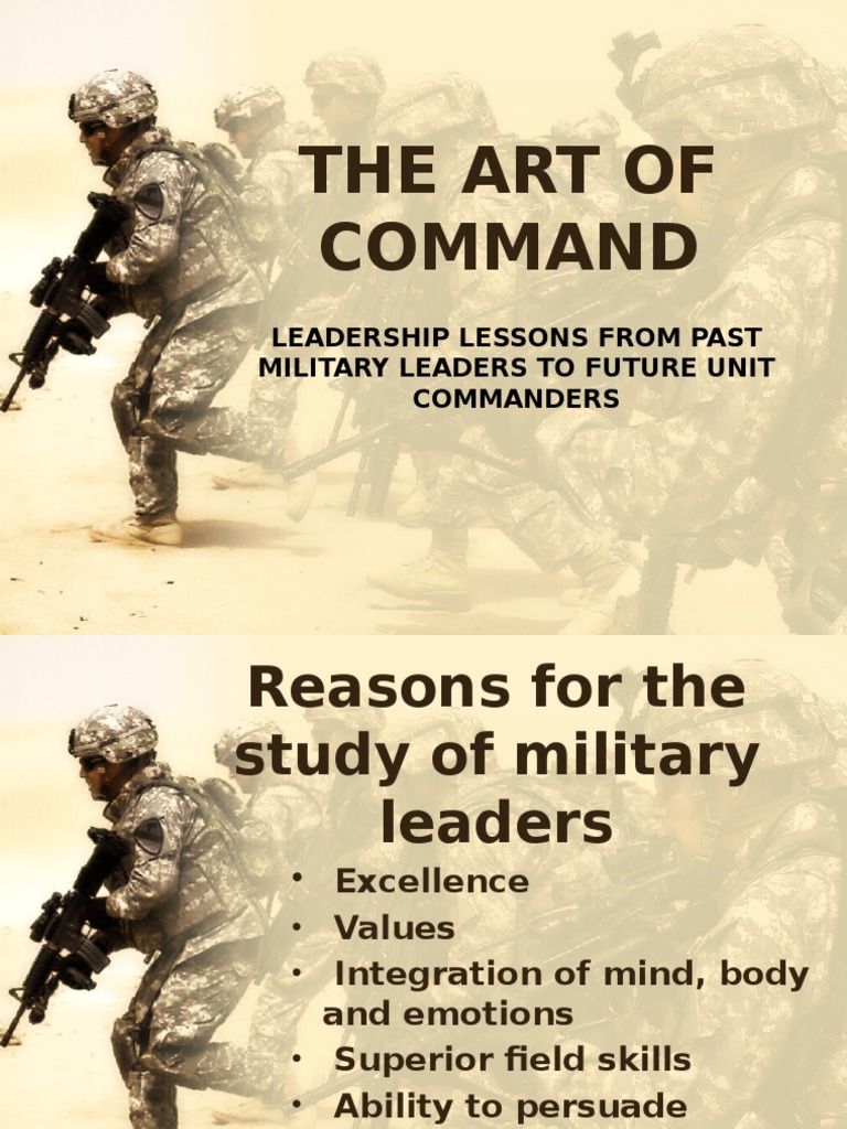 Leadership Lessons from Military Commanders | PDF