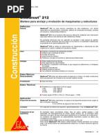 Cálculo y Aplicación de Grout | PDF | Hormigón | Agua
