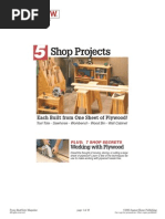 ShopNotes #52 (Vol. 09) - Knock-Down Workbench | PDF