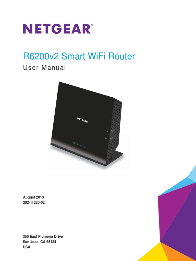 R6200V2 Smart Wifi Router: User Manual | PDF | Wi Fi | Computer Network