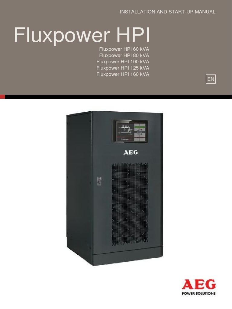 Aegps Manual Fluxpower Hpi Installation en | PDF | Power Inverter | Cable