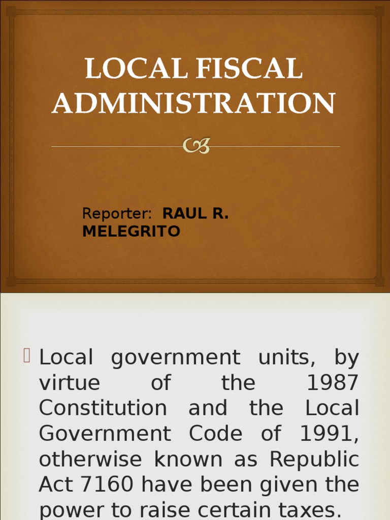LGU Revenue Generation and Taxation | PDF | Local Government | Taxes