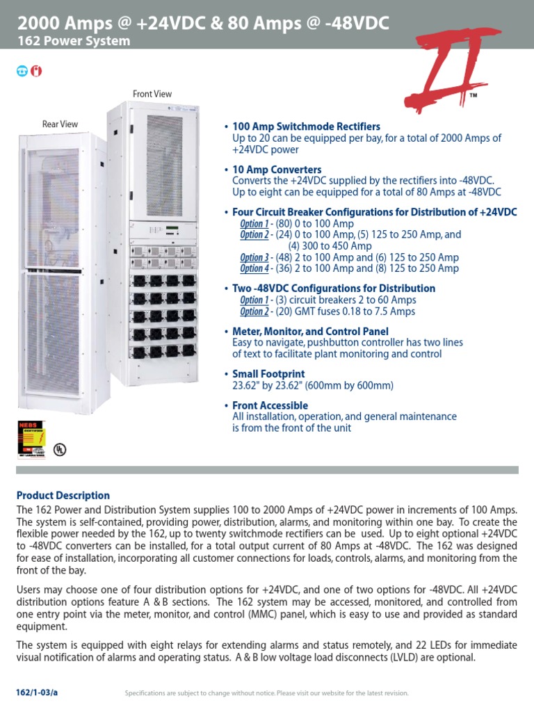 2000amp DC Panel | PDF | Rectifier | Amplifier