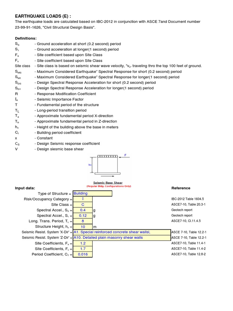 Seismic Load IBC 2012 | PDF | Earthquakes | Seismology
